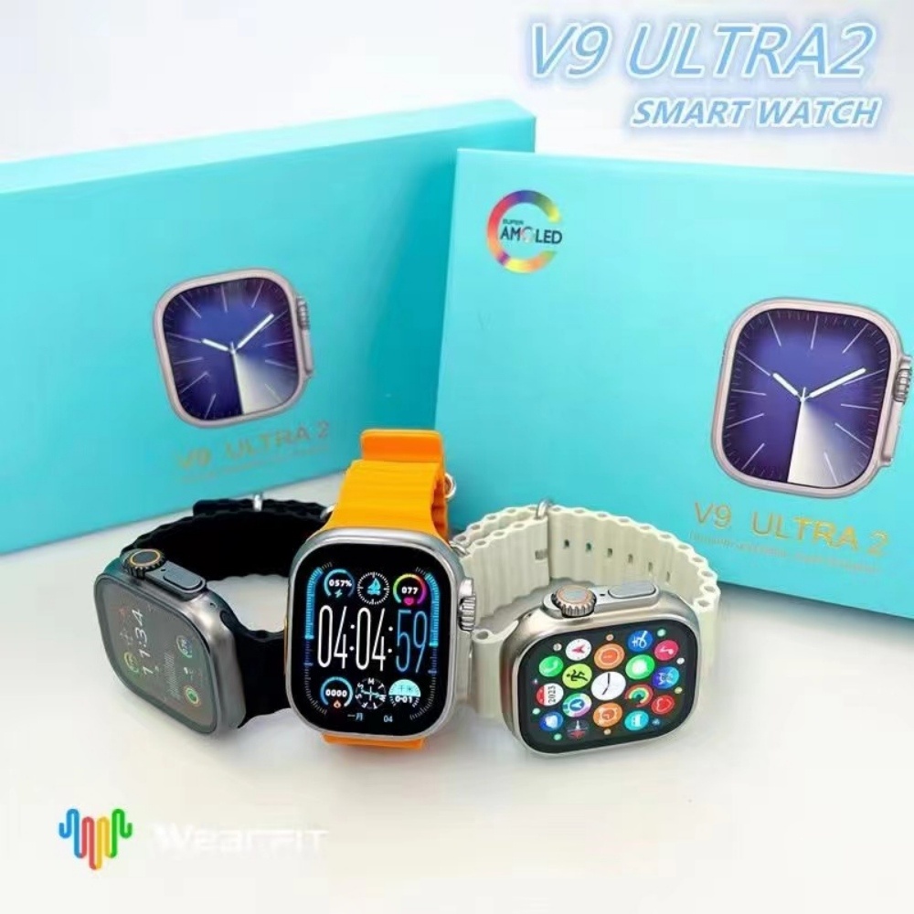 V9 Ultra 2 Series 9 Smart Watch with Amoled Display 2.1 Inch HD NFC ...